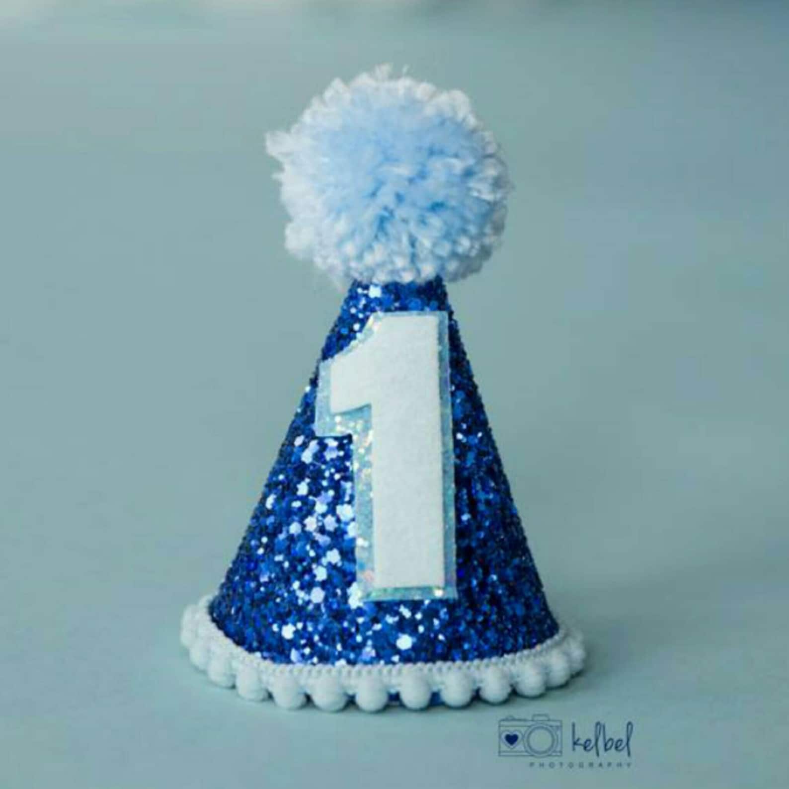 Mini Glittery Boy Birthday Party Hat Birthday Cake Smash | Etsy