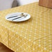 Tablecloth, Yellow Plaid Linen Cotton Tablecloth, Wedding Birthday ...