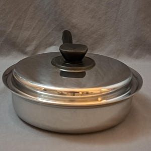 Vita Craft Super 5 Nicromium Stainless Steel 8 5/8 Skillet With Lid 5-ply Waterless Cookware ...