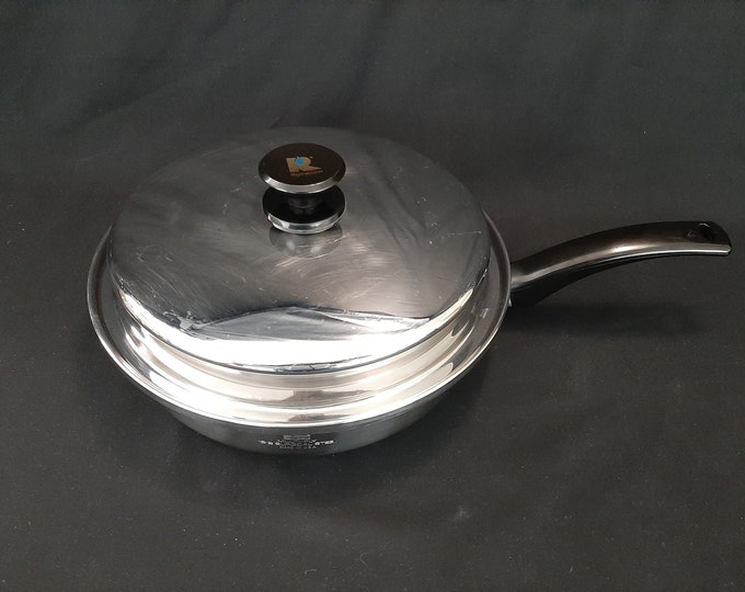 Rainbow Regal Ware Multi-ply Surgical Stainless Steel 3 Qt Sauté Pan ...