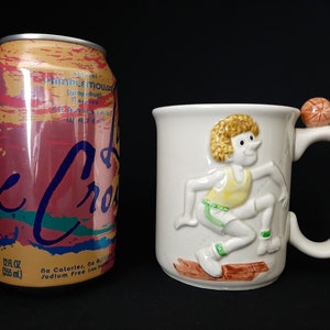 Vintage Enesco Imports Basketball Player 3-D Sculpted Mug, #E-1012 Made ...