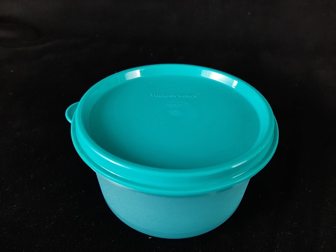 Tupperware Snack Serving Container 14 Oz Caribbean Blue Bowl 1667b-3 - Etsy