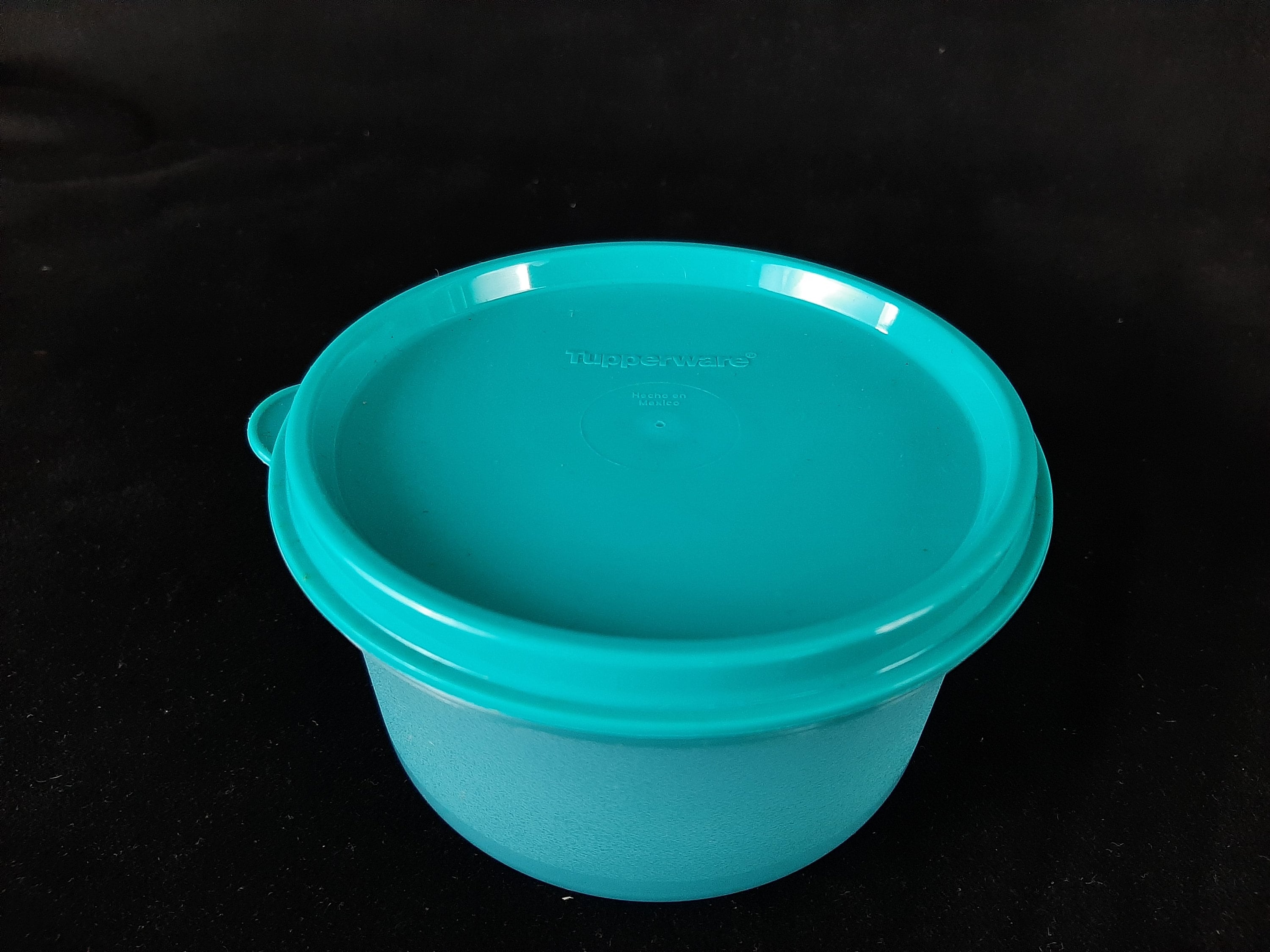 Tupperware Snack Serving Container 14 Oz Caribbean Blue Bowl - Etsy