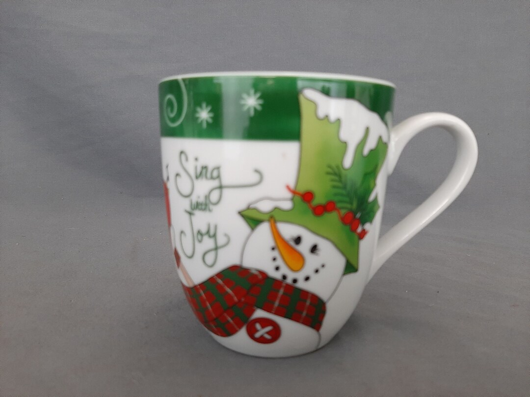 Vintage Frieze & Lloyd Sign With Joy Snowman and Cardinal Christmas ...