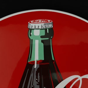 Vintage Reproduction Coca Cola Enameled Wall Sign by Distribute by Ande ...