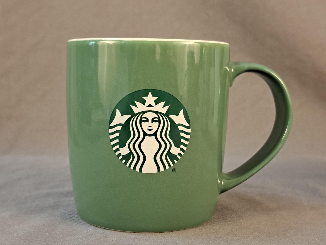 Classic Green Starbucks Logo Coffee Mug Tea Cup 11 Oz - Etsy