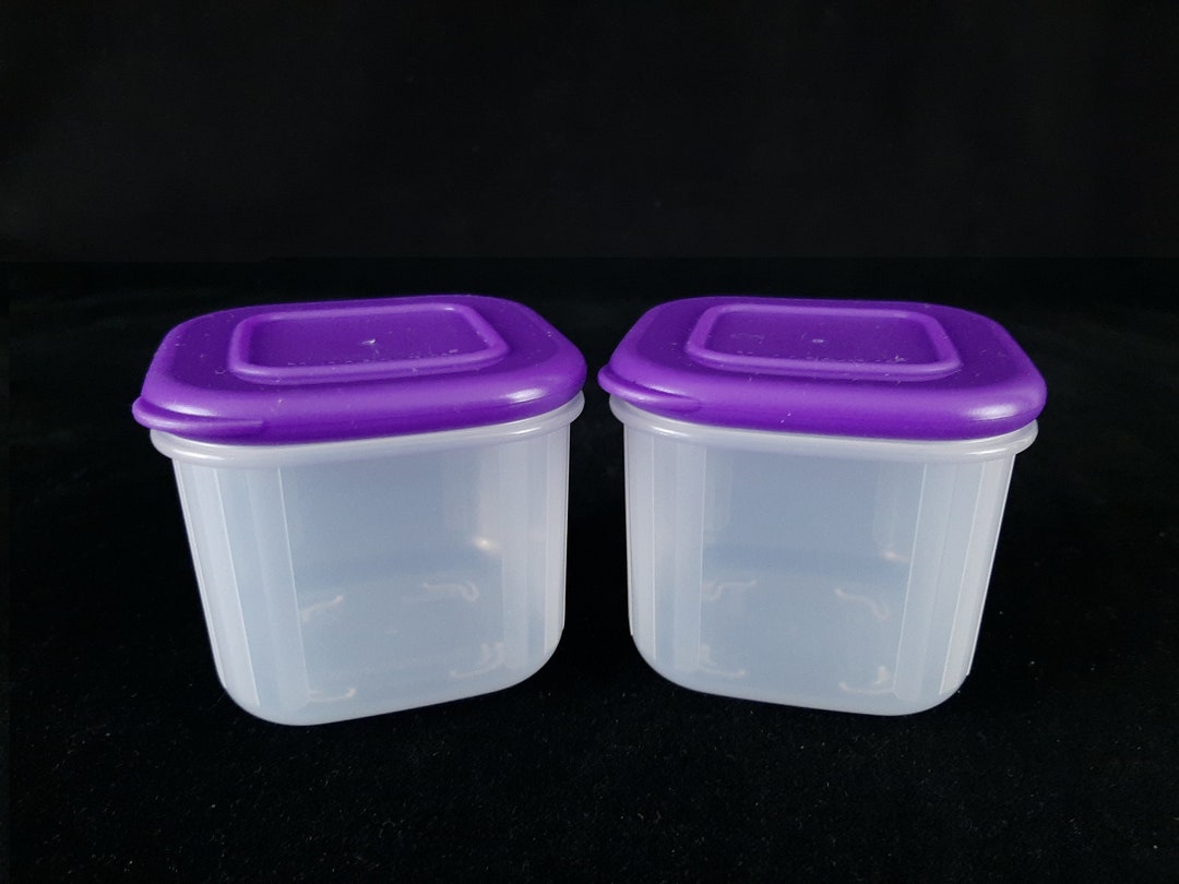 Tupperware 4040A-5 Cool Square Mini Cubes Containers 200 Ml/ 1 Cup ...