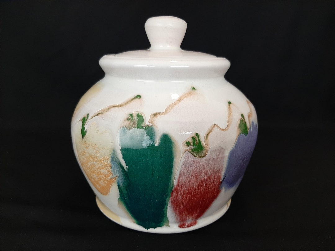 Studio Pottery Lidded Jar Cookie Jar Canister by Deborah Wald at Wald ...