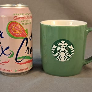 Classic Green Starbucks Logo Coffee Mug Tea Cup 11 Oz - Etsy