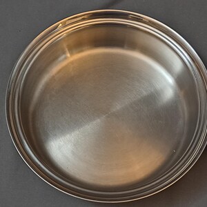 Vita Craft Super 5 Nicromium Stainless Steel 8 5/8 Skillet With Lid 5-ply Waterless Cookware ...