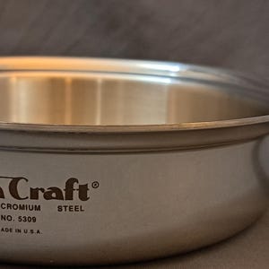 Vita Craft Super 5 Nicromium Stainless Steel 8 5/8 Skillet With Lid 5-ply Waterless Cookware ...