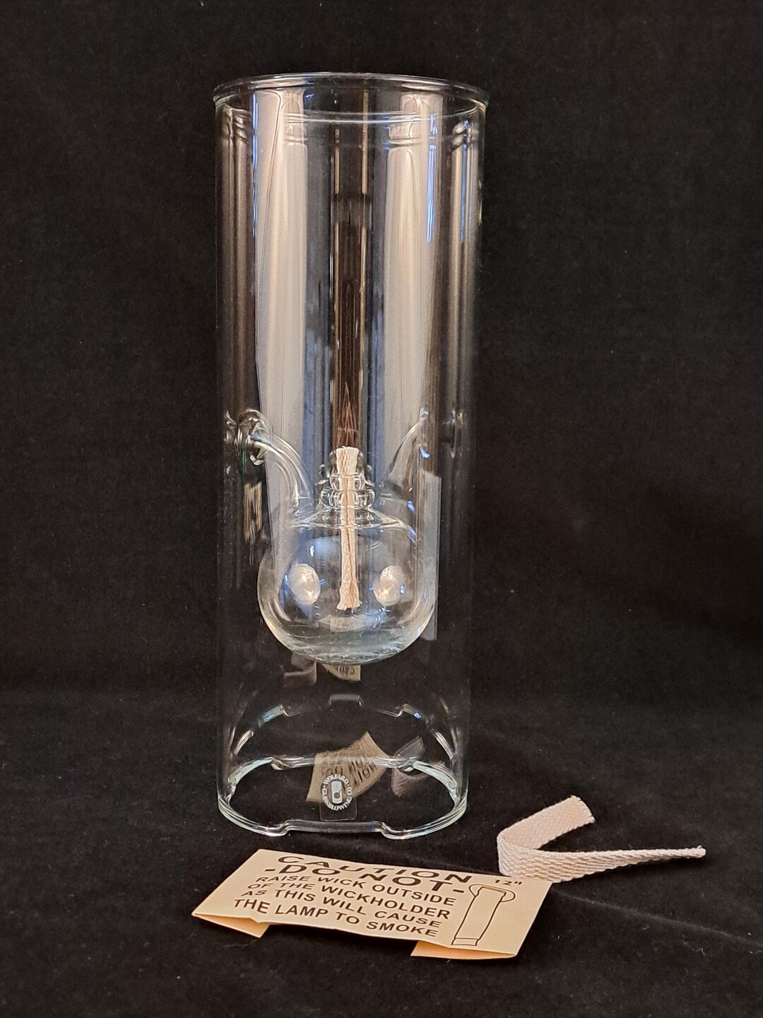 12 Inches Classic Wolfard Oil Lamp Hand Made in USA Wolfard Glass ...
