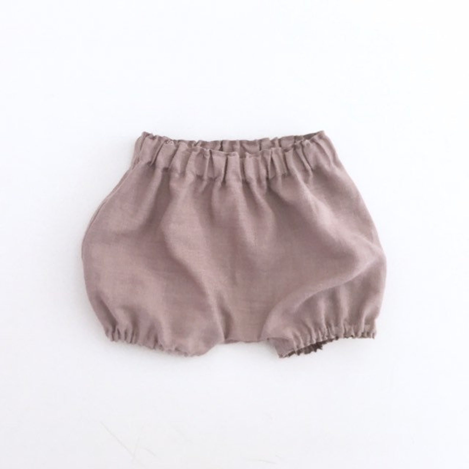 Smoky Mauve Linen Bloomers Children Bubble Shorts Baby Girl - Etsy