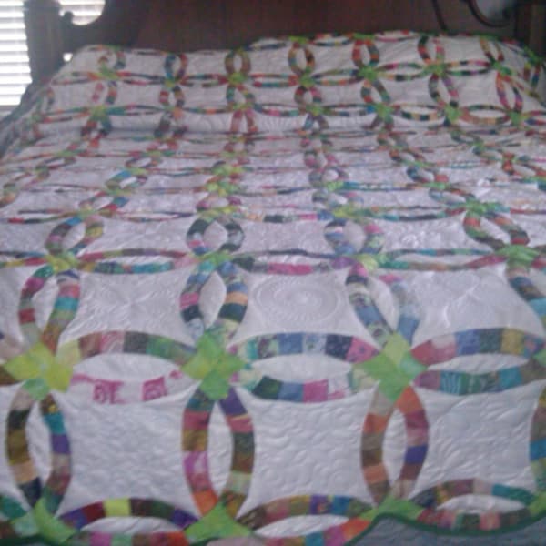 Wedding Ring Quilt - Etsy