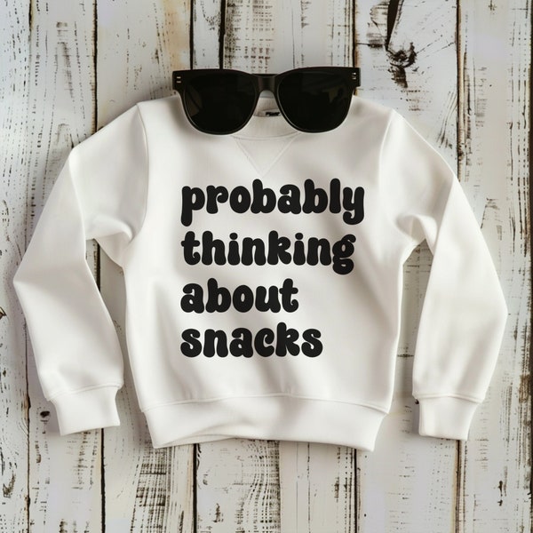 Thinking About Snacks Svg - Etsy