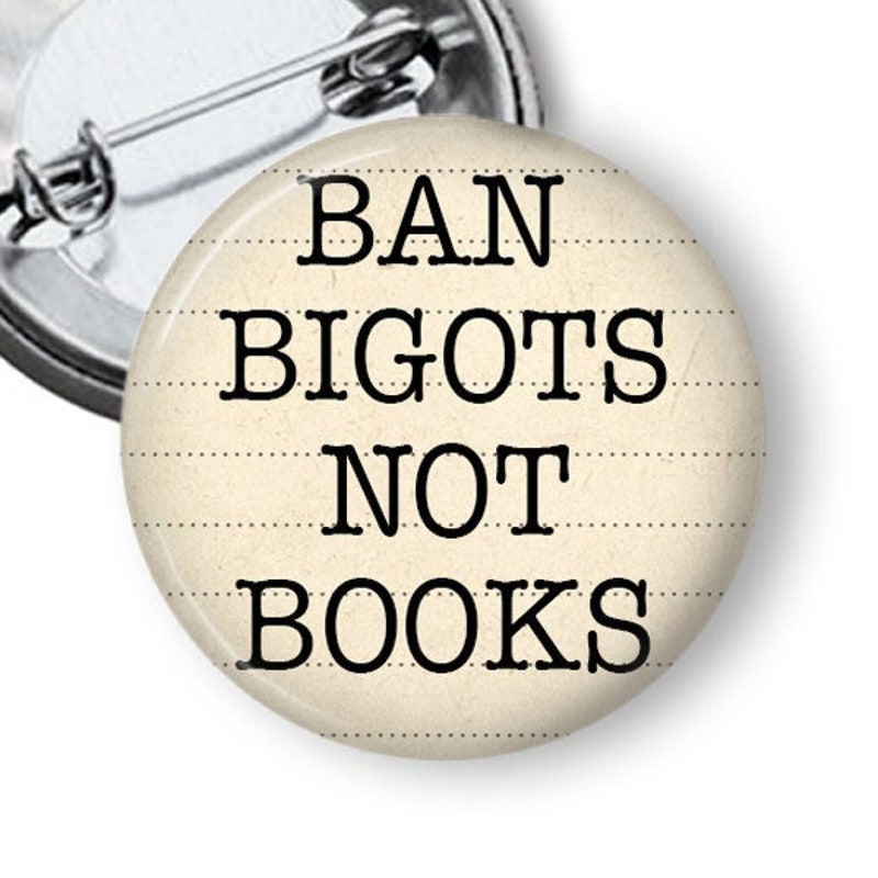 Library Button - Etsy