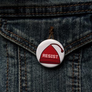 Red Resistance Hat Button, Red Resist Knitted Cap Beanie Minneapolis ...
