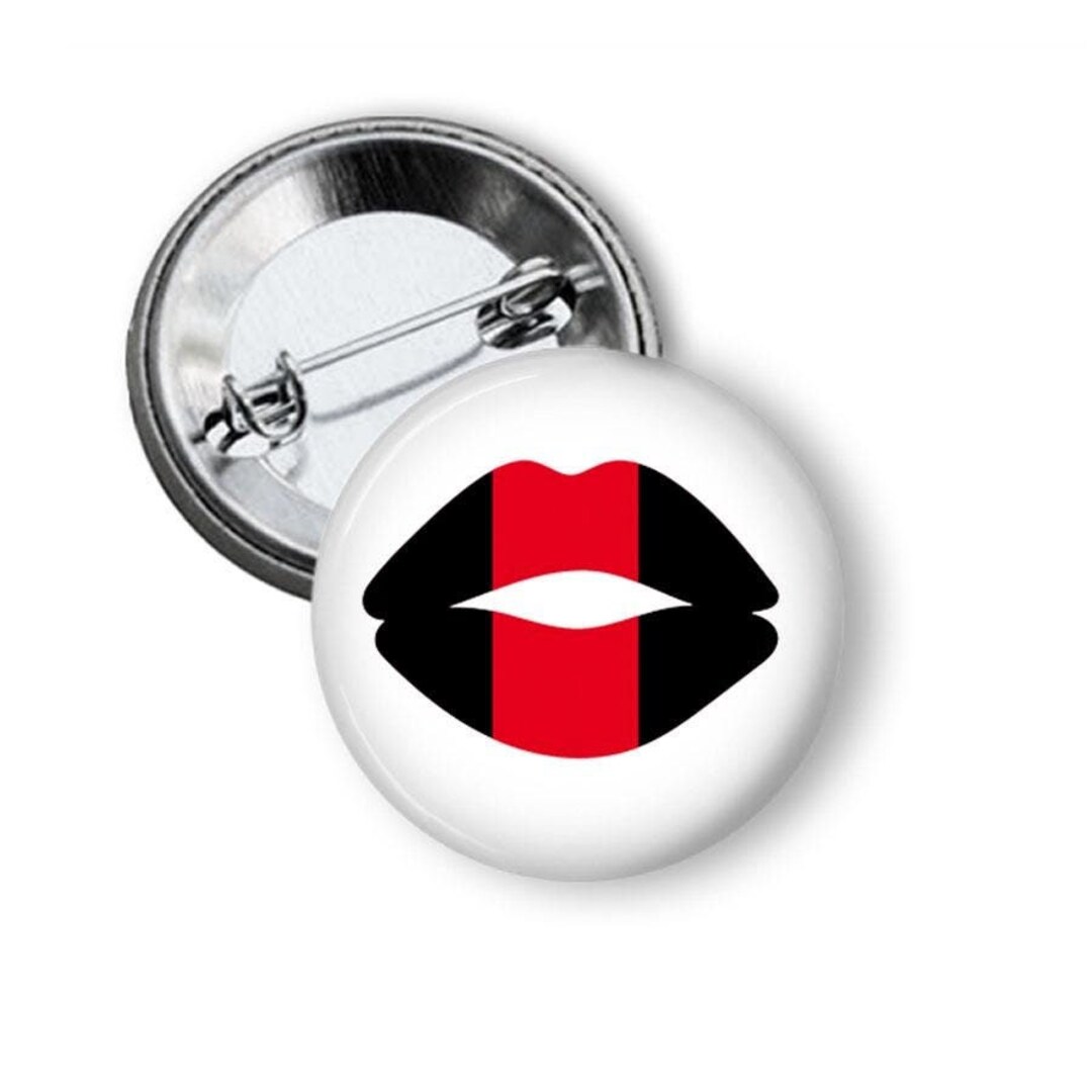 Resistance Red Lipstick Button - Etsy