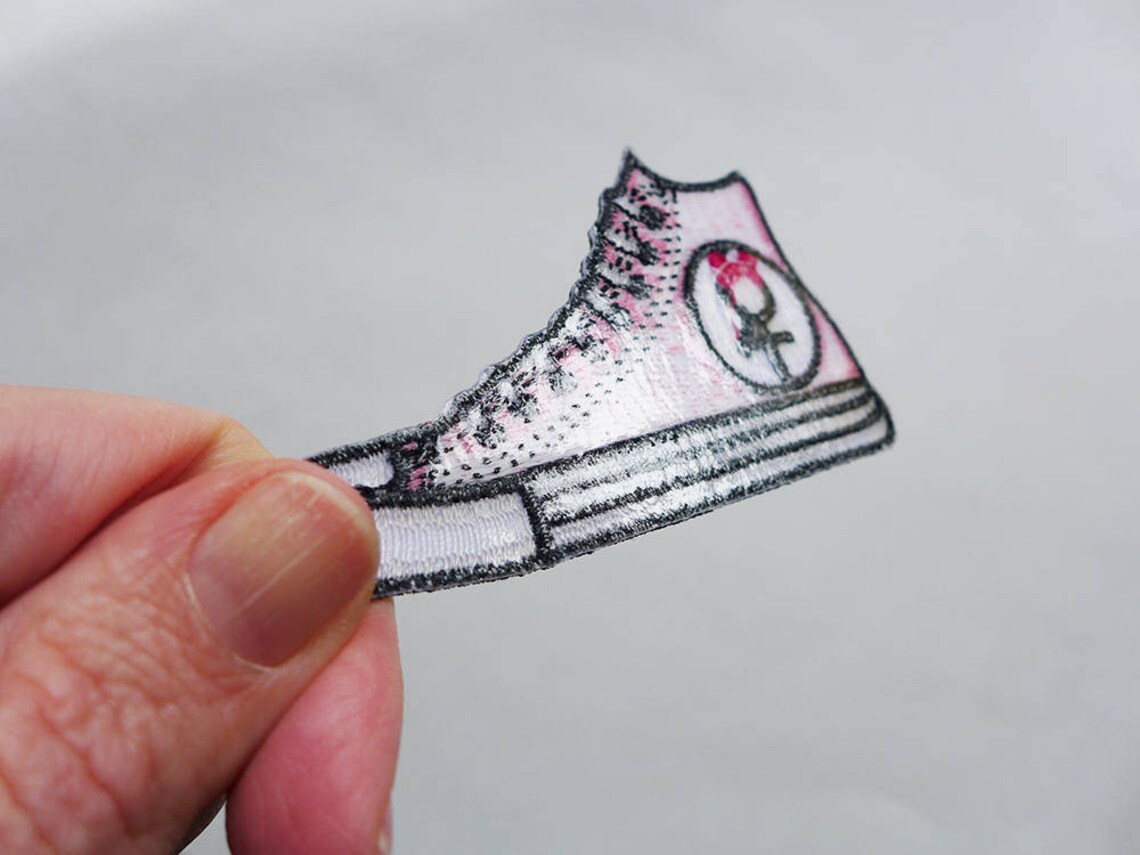 Women's March Patch Pink Converse Patch With Female - Etsy