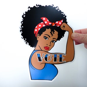 Black Women Vote Bumper Sticker Black Women Vote Rosie the - Etsy