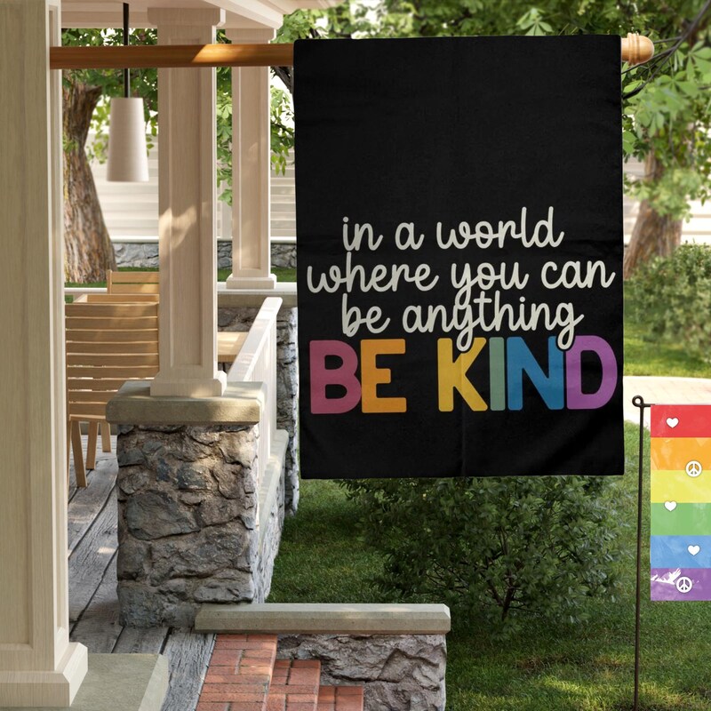 Be Kind Flag - Etsy