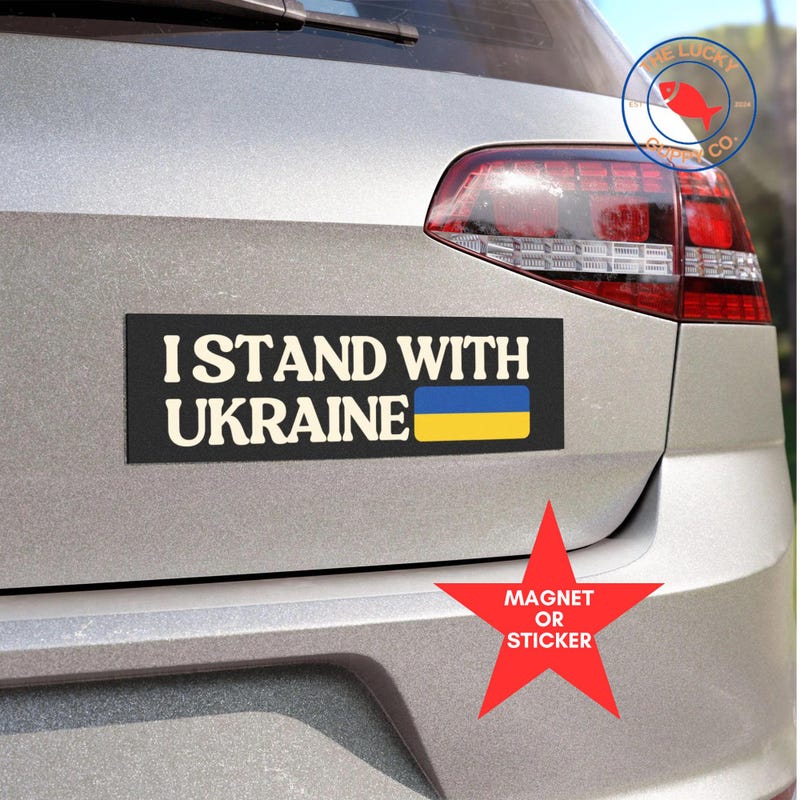 Ukraine Bumper Sticker - Etsy