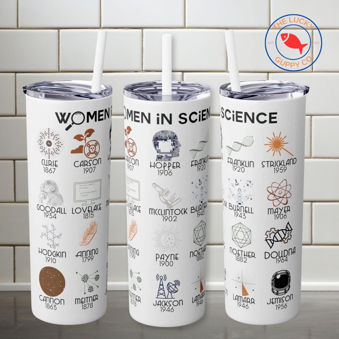 Woman in Stem Mug, Women in Stem Mug, Marie Curie Quote Tumbler ...