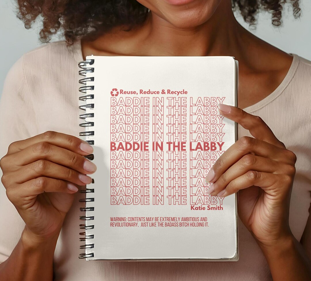 Baddie in the Labby, Women in Science Spiral Lined Journal, Steminist ...