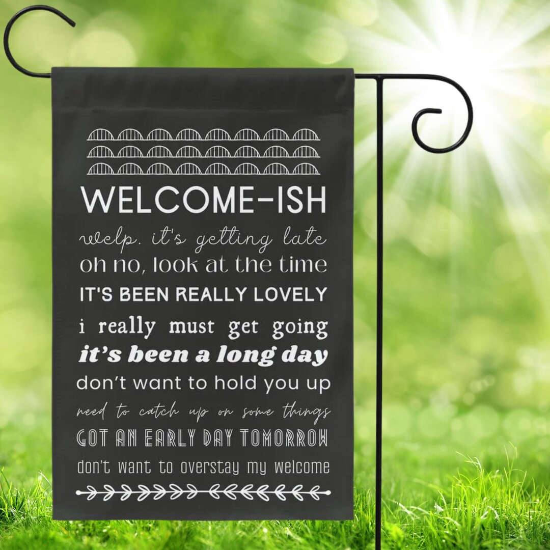 Welcome Ish Porch Sign, Anti Social Wives Club, Introvert Magnet ...