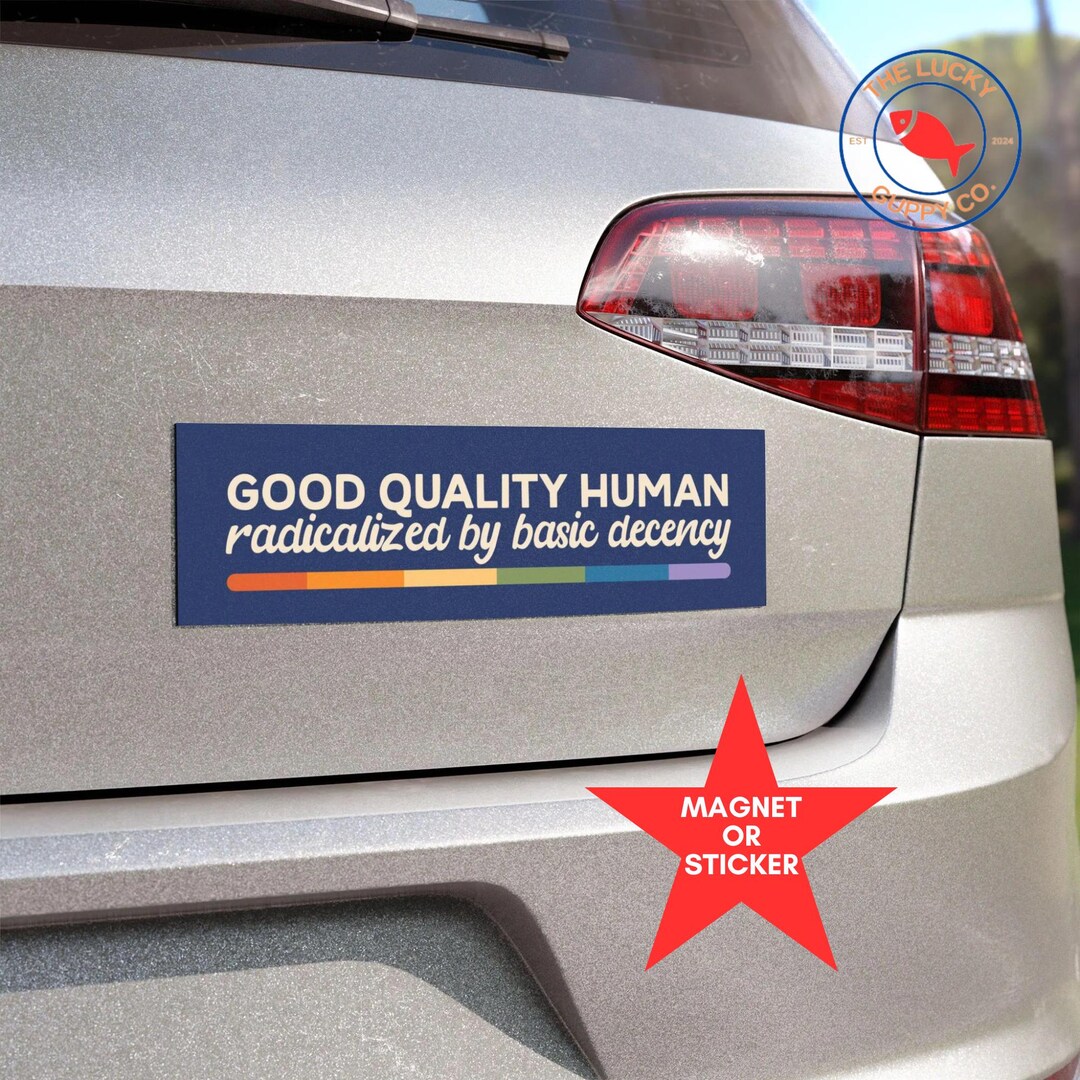 Radical Decency Bumper Sticker or Car Magnet - Etsy
