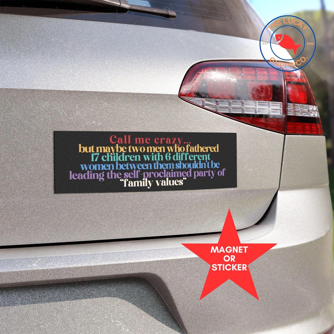 Anti Trump Bumper Sticker, Deport Elon Musk, Save Democracy Sticker ...