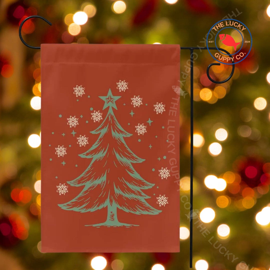 Subtle F Trump Christmas Winter Garden Flag, All I Want for Christmas ...