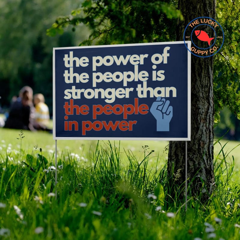 Pro Democracy Yard Signs - Etsy
