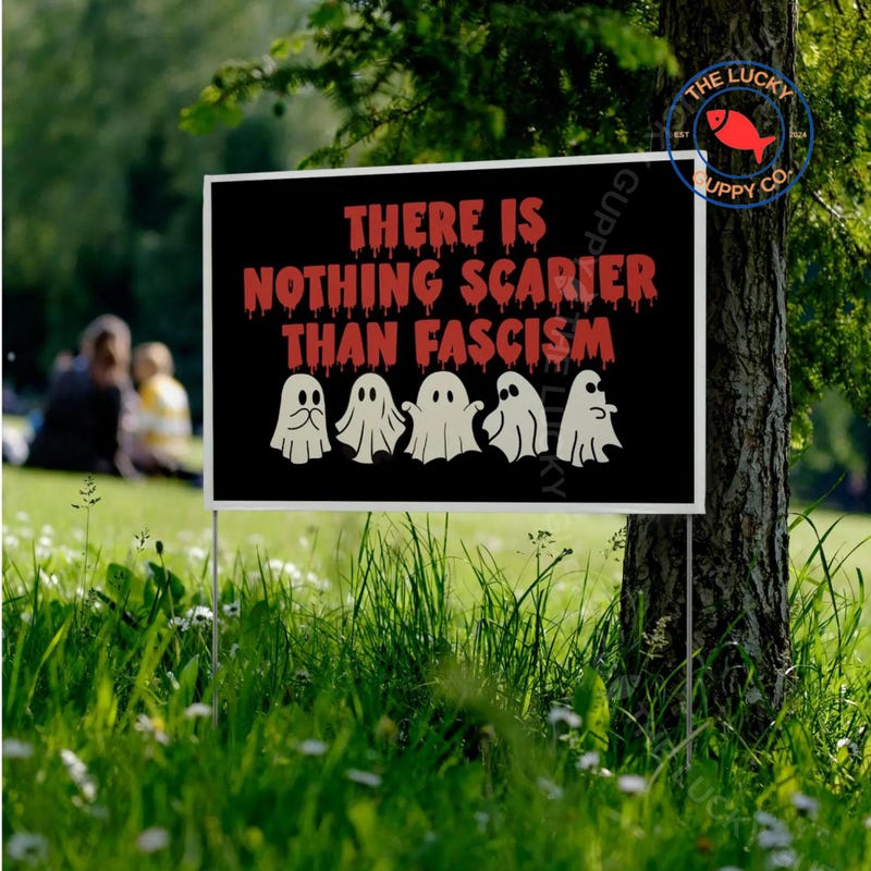 Scary Sign - Etsy