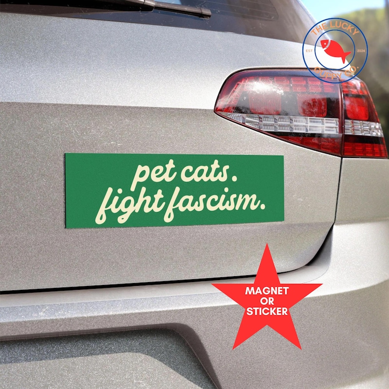 Cat Bumper Sticker - Etsy