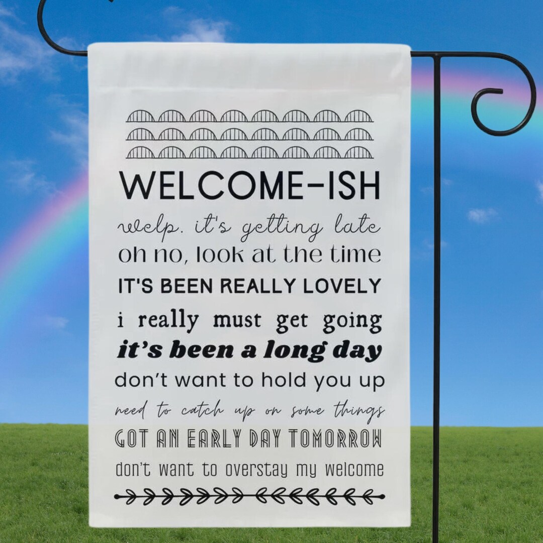 Welcome Ish Porch Sign, Anti Social Wives Club, Introvert Magnet ...