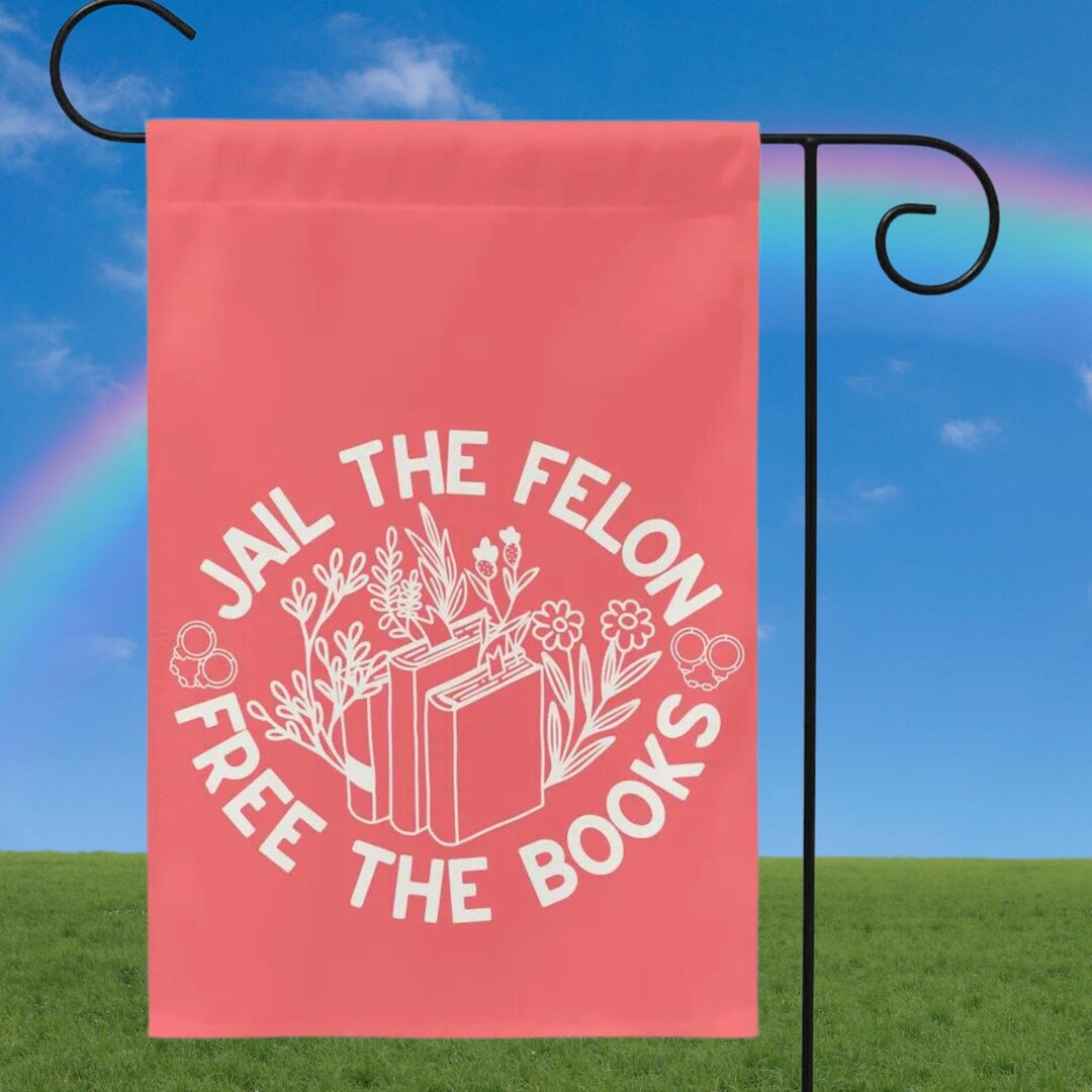 Bans off Our Books Mini Equality Garden Flag, Freadom in Education Yard ...