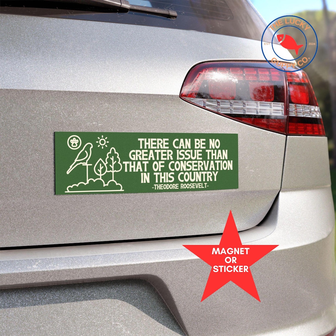 Conservation Quote Bumper Sticker, Mother Earth Magnet - Etsy