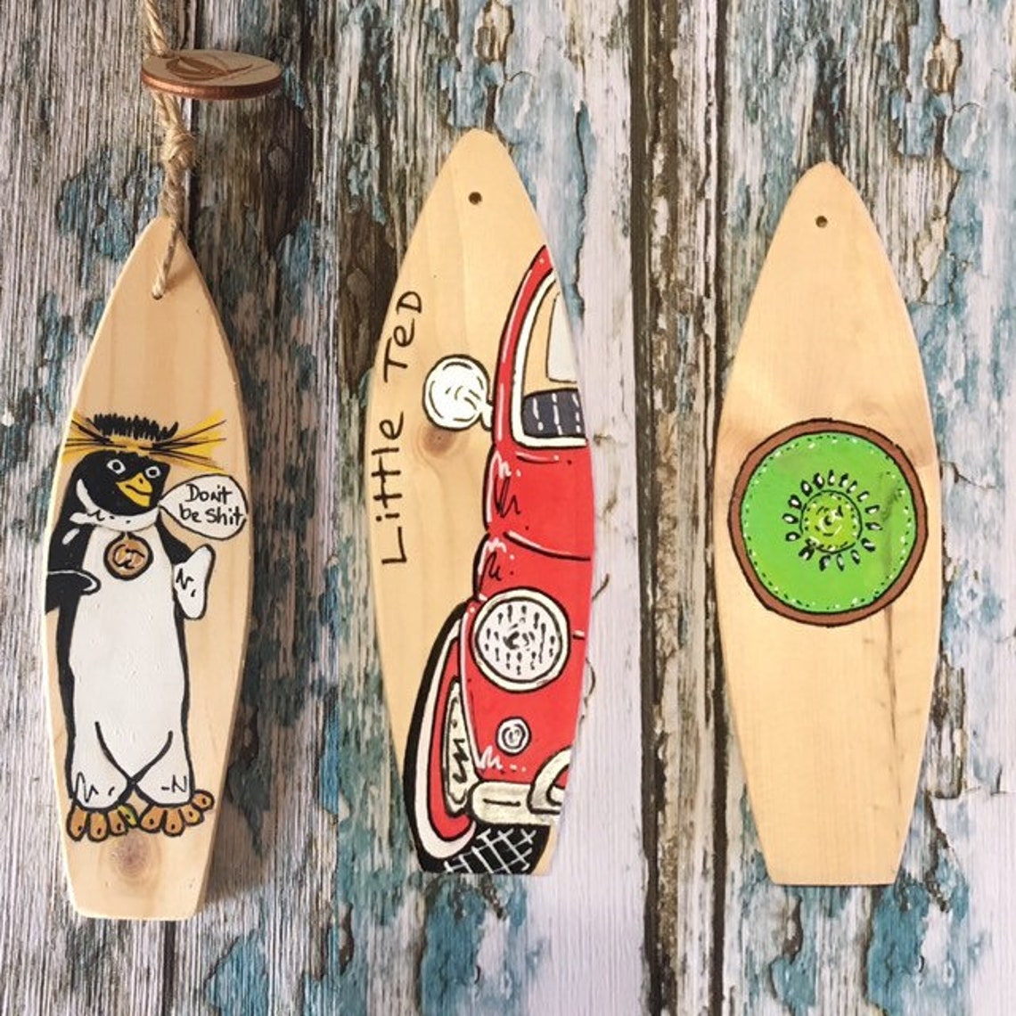 Personalized Mini Surfboard Camper Van - Etsy