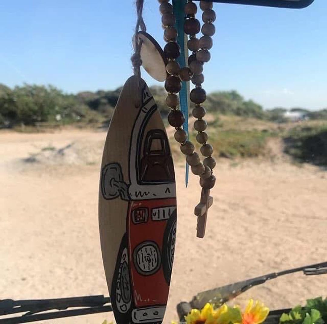 Personalized Mini Surfboard Camper Van - Etsy