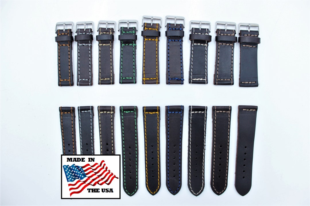 Handmade Leather Watch Band, Leather Watch Strap, Watch Strap Men ...