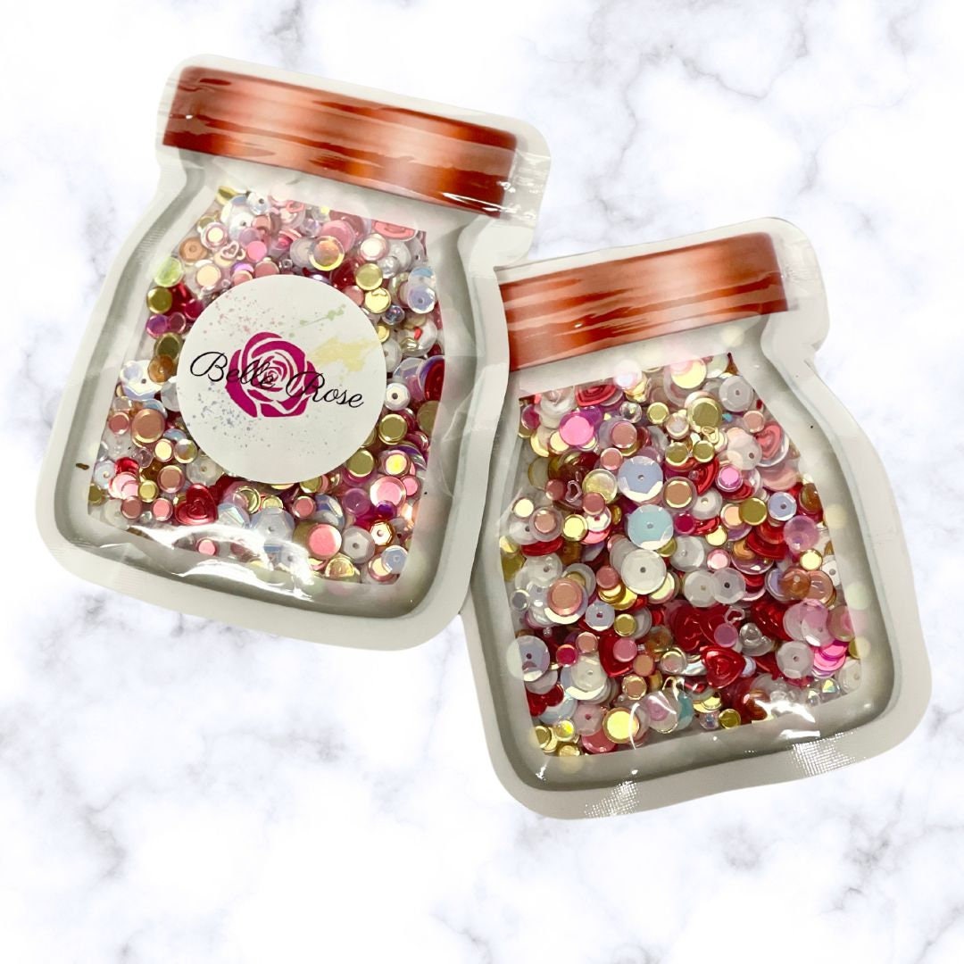 I Love You Sequin Confetti Mix | Shaker Card | Shaker Pocket ...