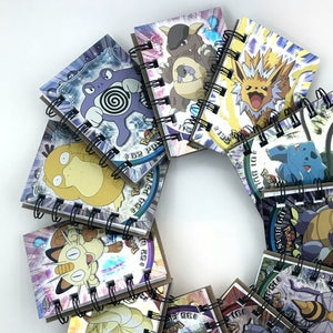 Holographic Pokemon Notebook - You Choose One! - Upcycled Pokemon Card ...