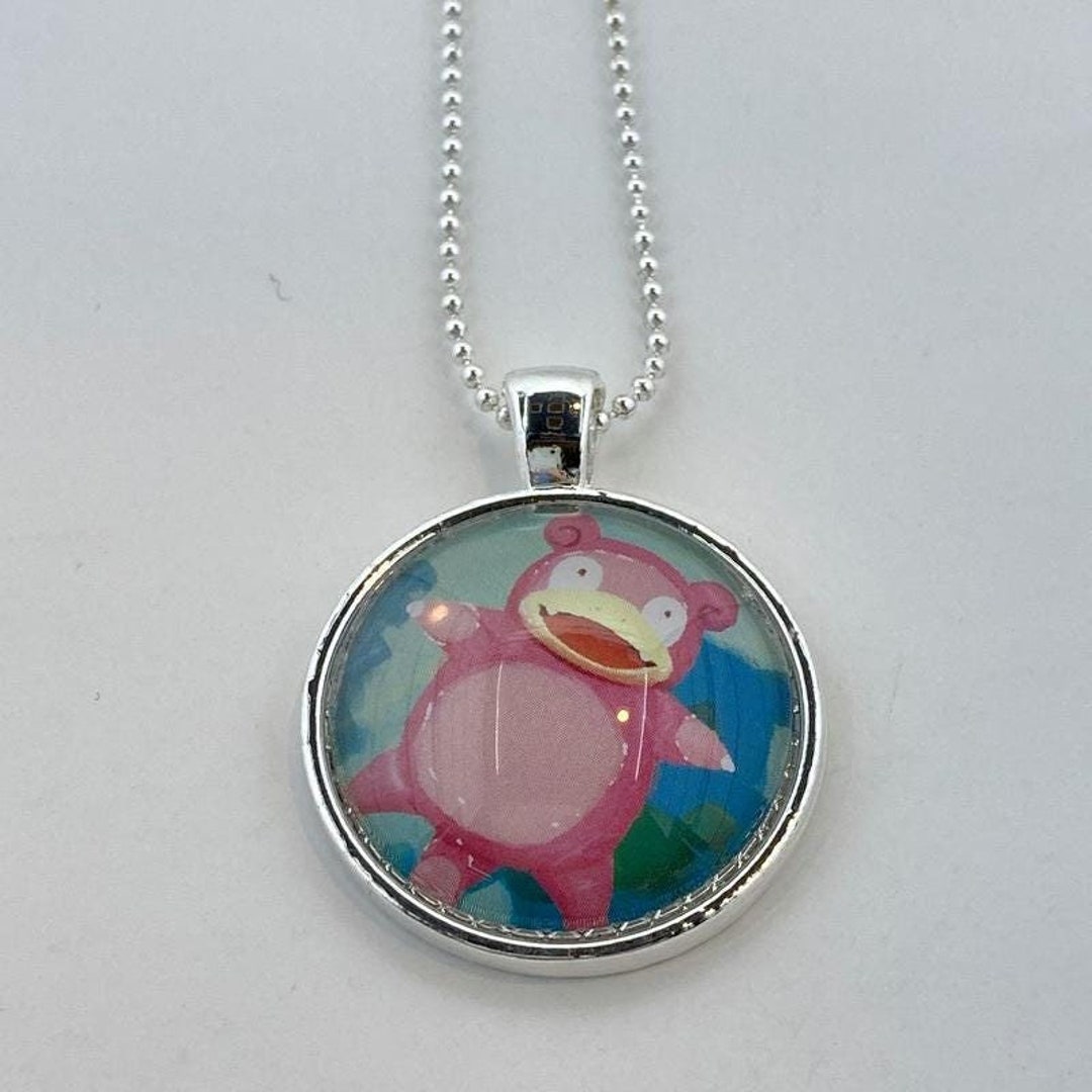Slowpoke Necklace Upcycled Pokemon Card Pendant Pokemon Necklace OR ...