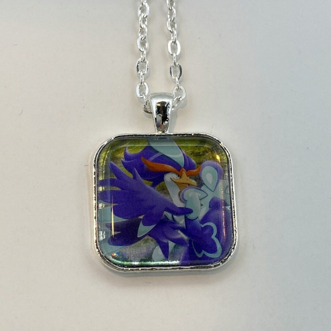 Pokemon Quaquaval Necklace Holographic Pokemon Card Pendant Pokemon ...