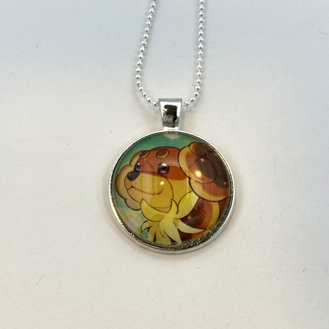 Dachsbun Pokemon Necklace OR Keychain - Upcycled Pokemon Card Pendant ...