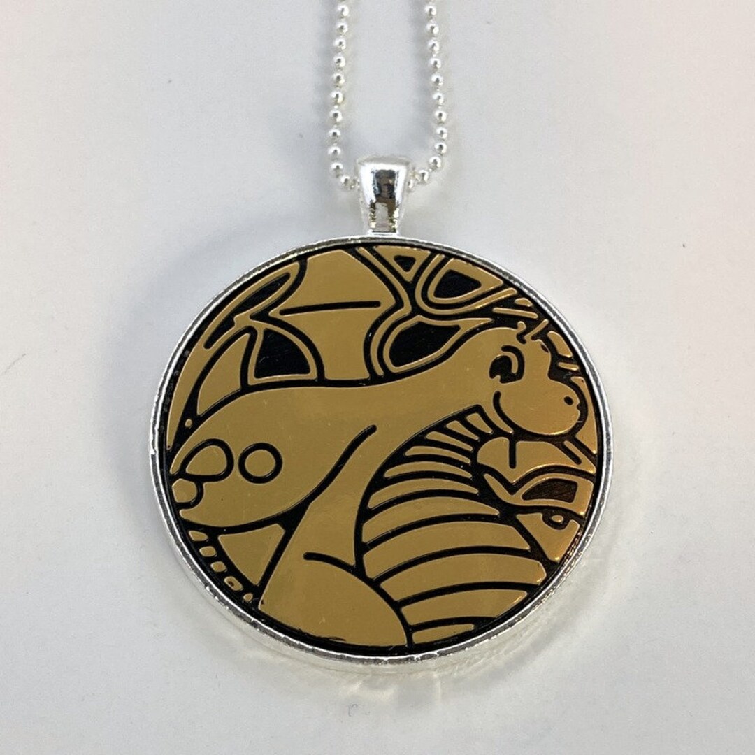 Dragonite Pokemon Necklace OR Keychain Upcycled Pokemon Coin Pendant ...