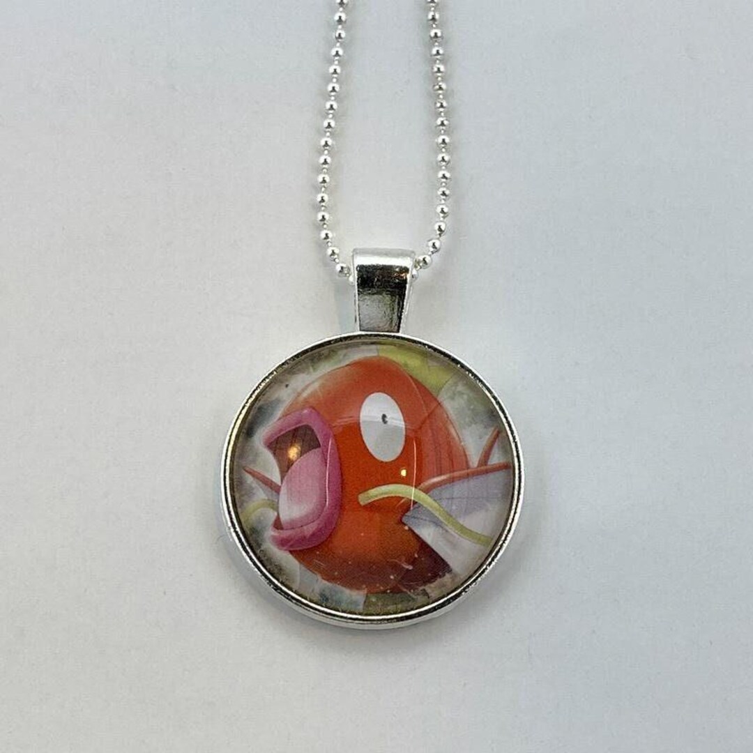 Magikarp Necklace - Upcycled Pokemon Card Pendant - Pokemon Necklace OR ...