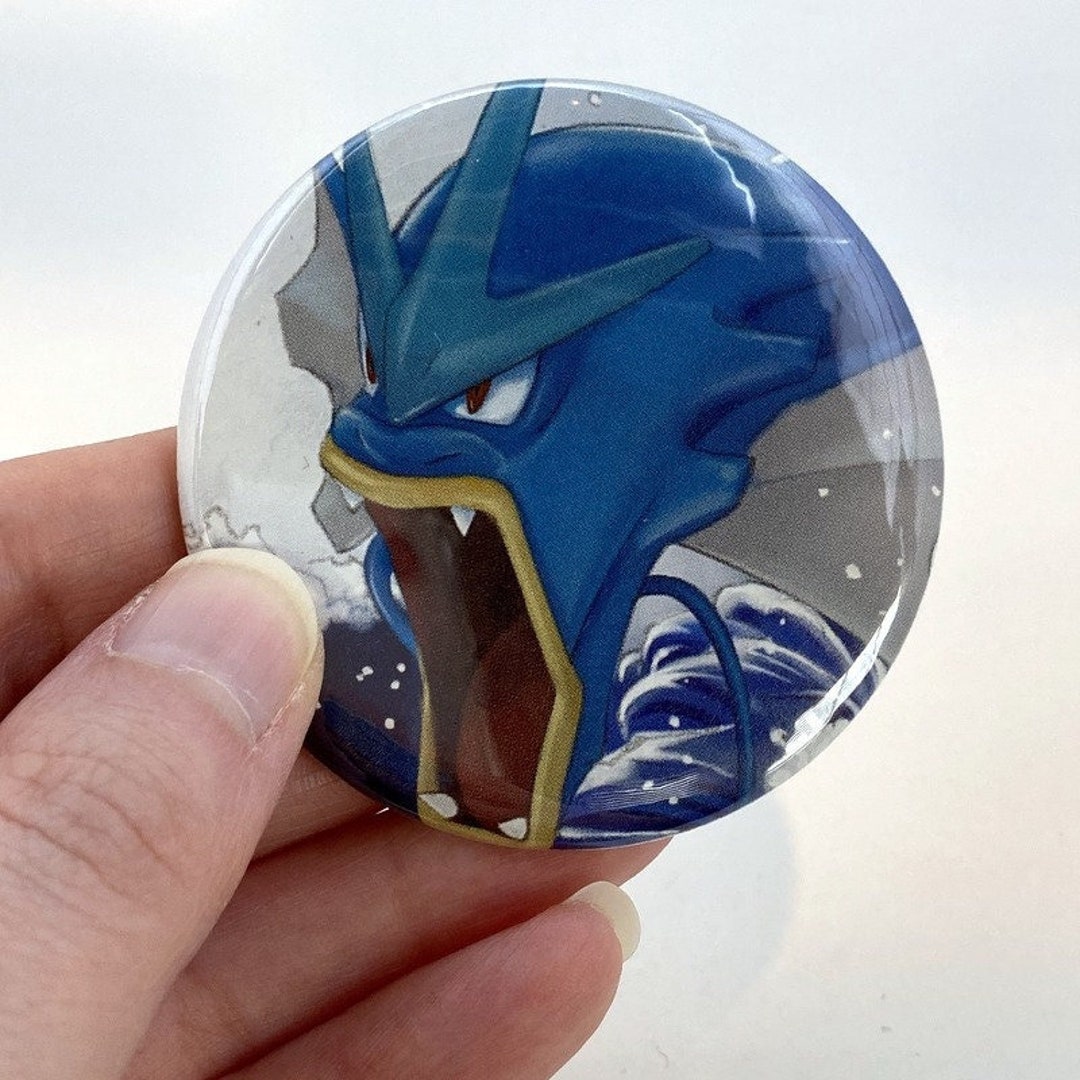 Pokemon Gyarados Pocket Mirror - Gyarados Mirror - Hand Mirror ...