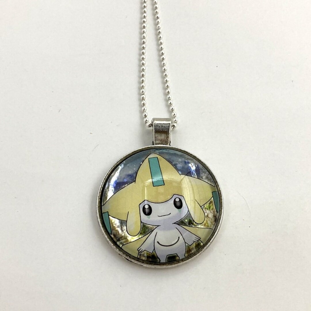 Pokemon Jirachi Necklace Holographic Pokemon Card Pendant - Etsy